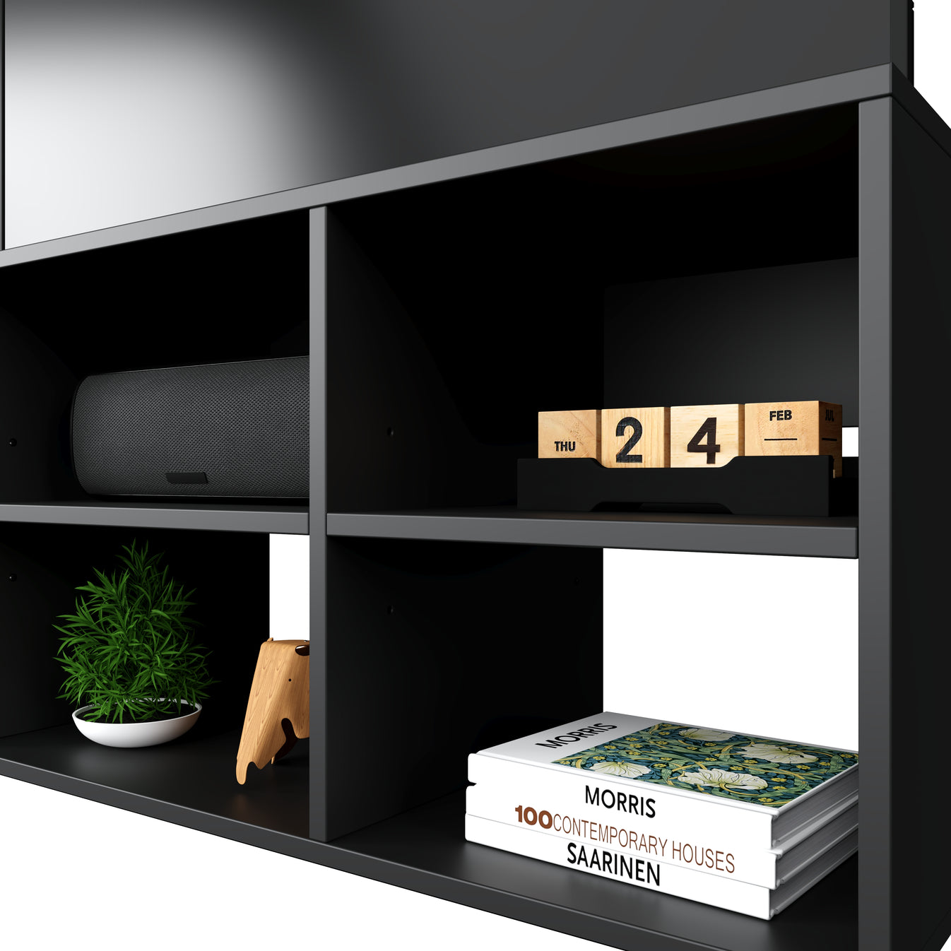 Mueble de TV Zen Negro – MORU MUEBLES